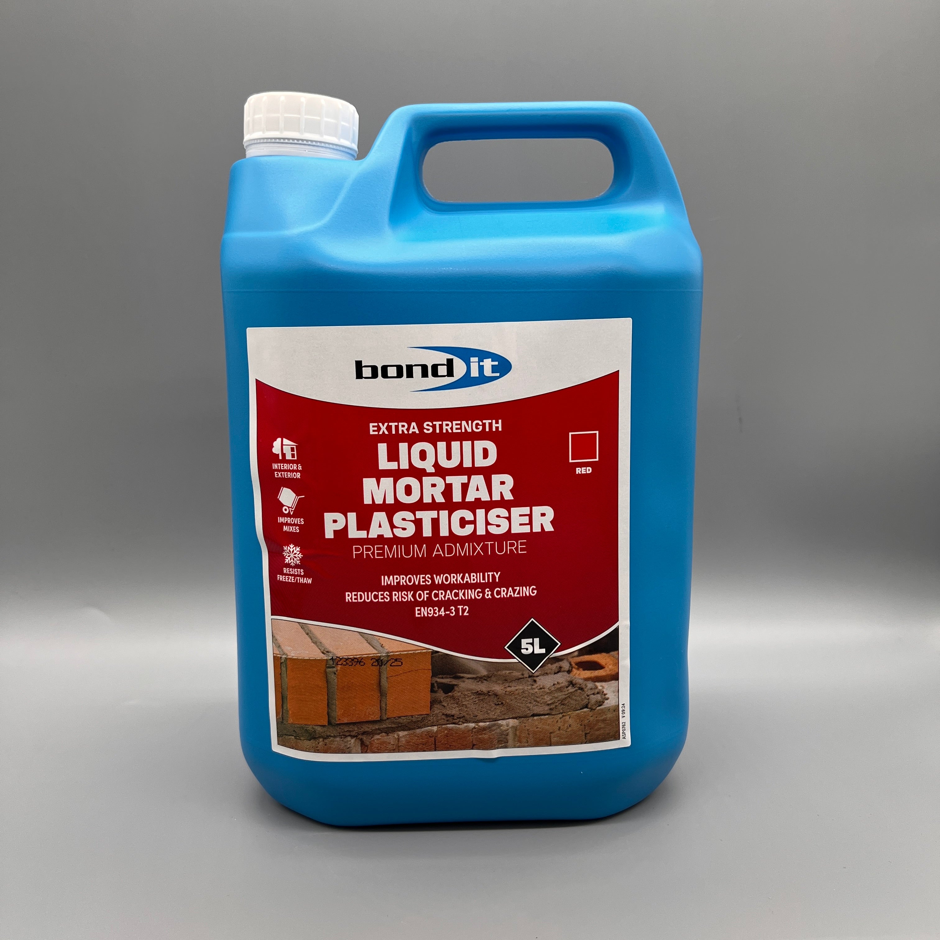 Bond IT - Liquid Mortar Plasticiser - Red - 5L – 1MerchantUK