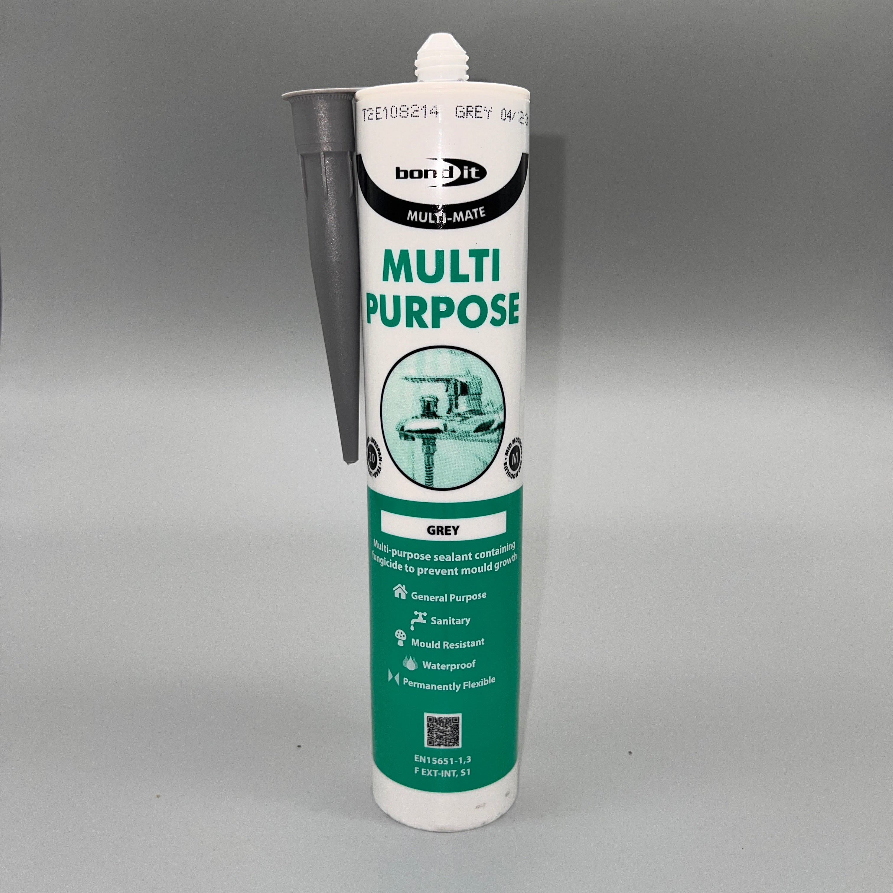 Bond IT - Multi-Mate General Purpose Silicone Sealant - Grey - 310ml E ...