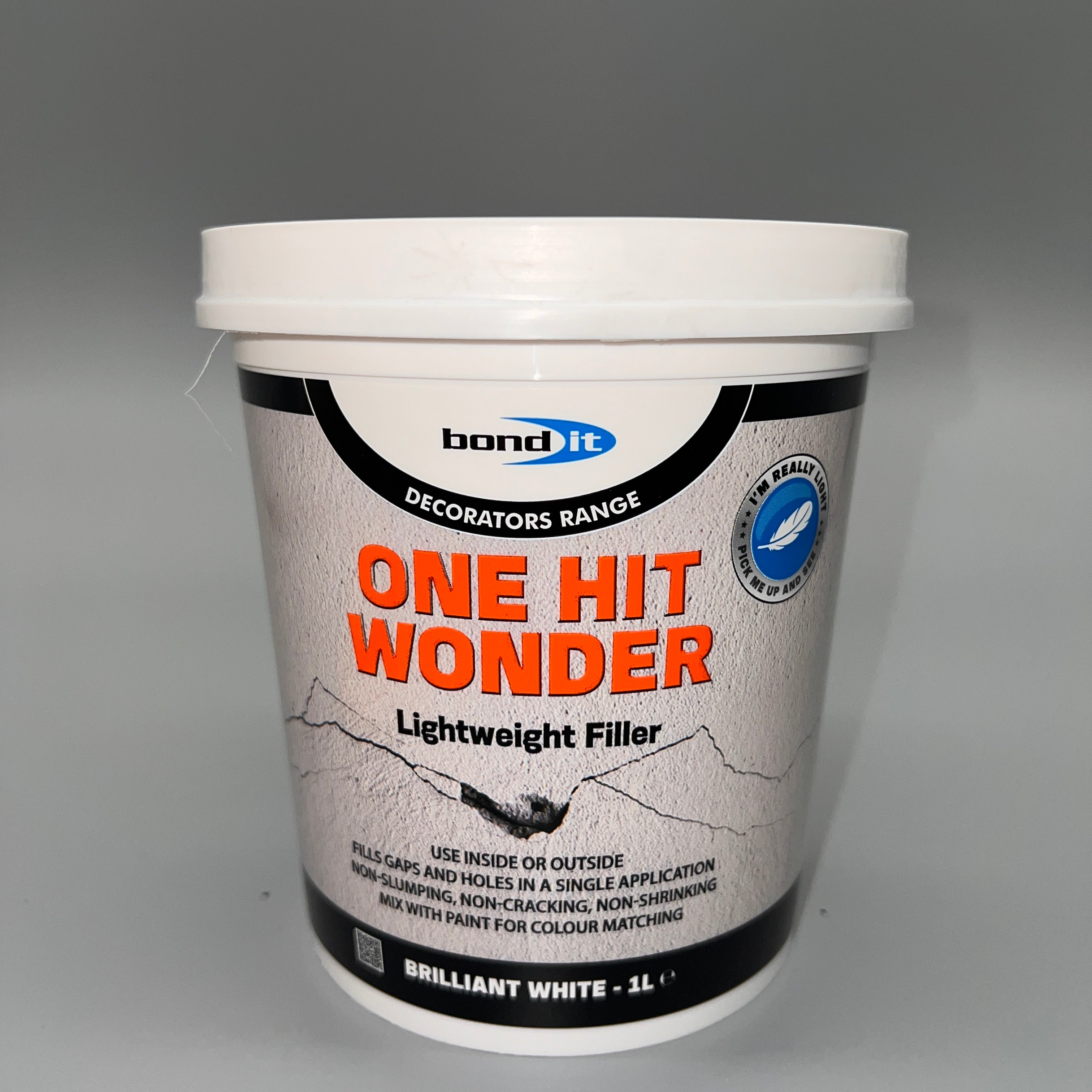 Bond IT - One Hit Wonder Lightweight Filler - White - 1L – 1MerchantUK