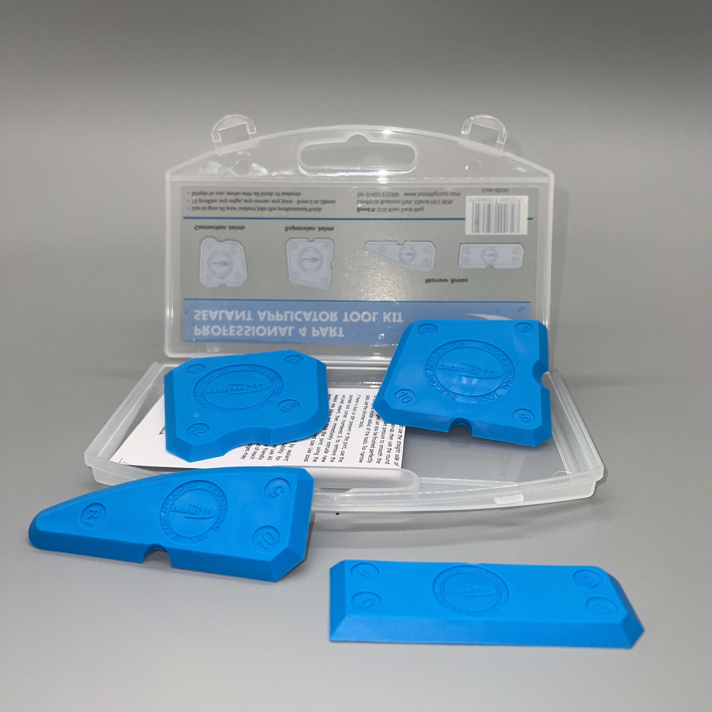 Bond IT - Sealant Applicator 4 Piece Tool Kit - Multi-Function Silicon ...